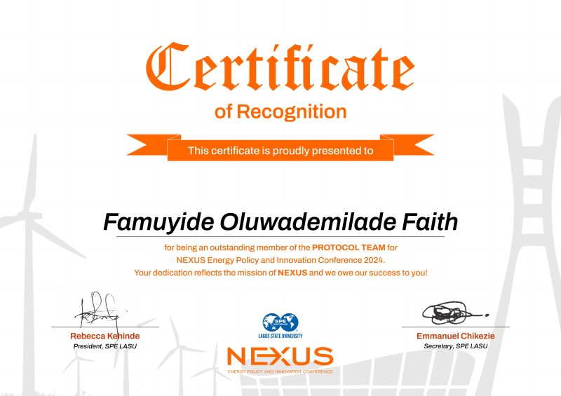 Oluwademilade Famuyide on LinkedIn: #volunteering #nexusconference Oluwademilade Famuyide on LinkedIn: #volunteering #nexusconference