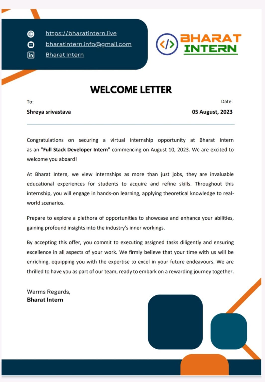 Shreya Srivastava on LinkedIn: heyy connections!!! I am thrilled to ... Shreya Srivastava on LinkedIn: heyy connections!!! I am thrilled to ...