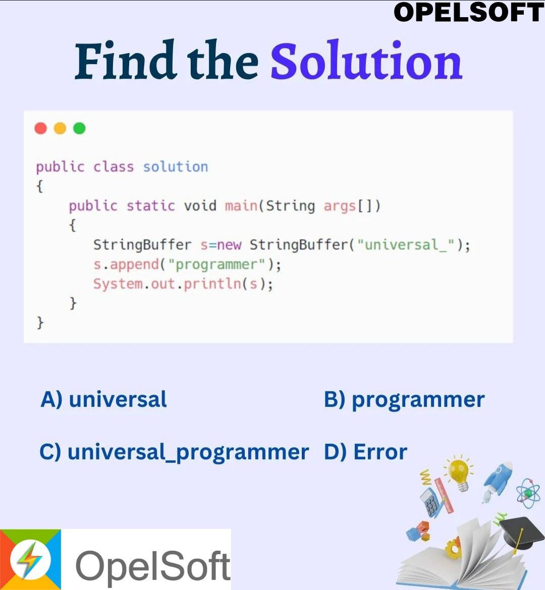 Opelsoft on LinkedIn: #javaproblemsolved #codesolution # ... Opelsoft on LinkedIn: #javaproblemsolved #codesolution # ...