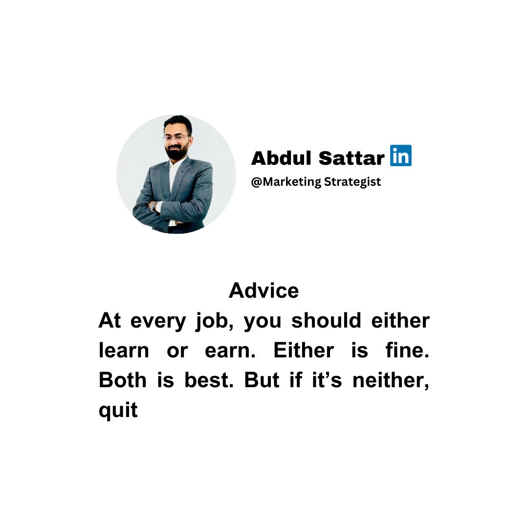 Abdul Sattar Rahuja posted on LinkedIn Abdul Sattar Rahuja posted on LinkedIn