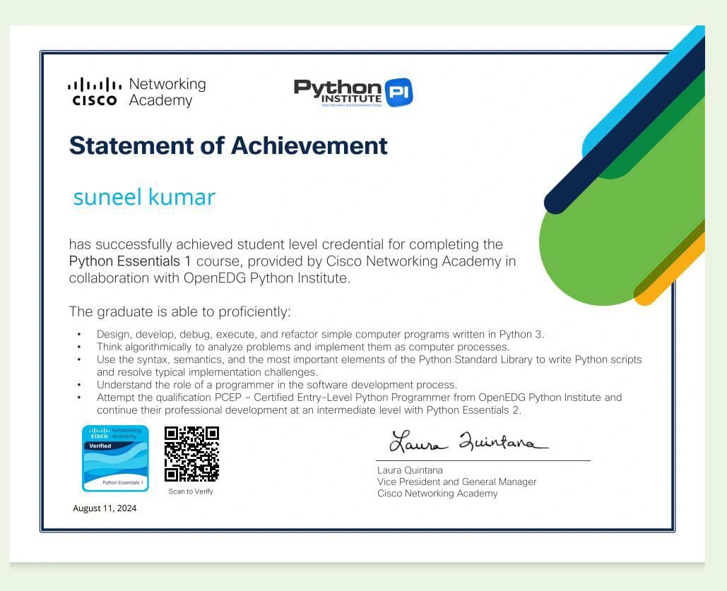 Suneel K. on LinkedIn: #cisco #cisco #python #cisco Suneel K. on LinkedIn: #cisco #cisco #python #cisco