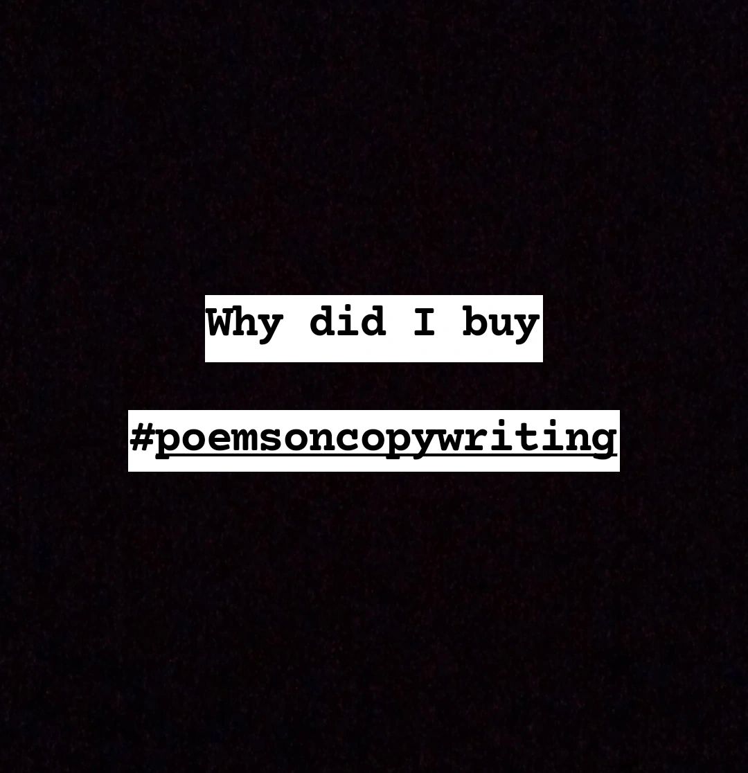 Shriyash Patil on LinkedIn: #copywriting #poemsoncopywriting Shriyash Patil on LinkedIn: #copywriting #poemsoncopywriting