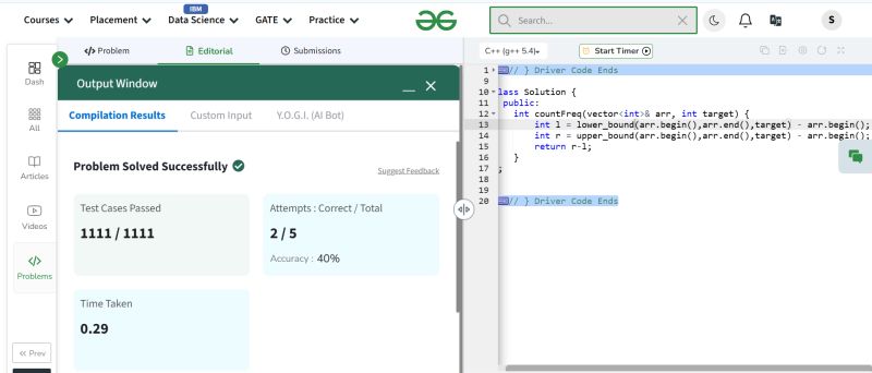 #gfg160 #gfg160 #geekstreak2025 #dsa #coding #consistency | Sachin #gfg160 #gfg160 #geekstreak2025 #dsa #coding #consistency | Sachin