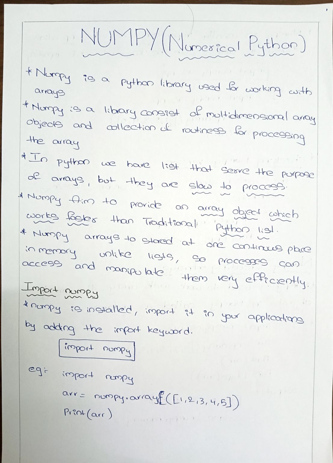 Kandula Krishna reddy on LinkedIn: #numpy #python #datascience # ... Kandula Krishna reddy on LinkedIn: #numpy #python #datascience # ...