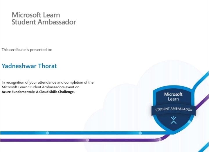 Yadneshwar Thorat on LinkedIn: Hello, I am glad to share that, I have ... Yadneshwar Thorat on LinkedIn: Hello, I am glad to share that, I have ...