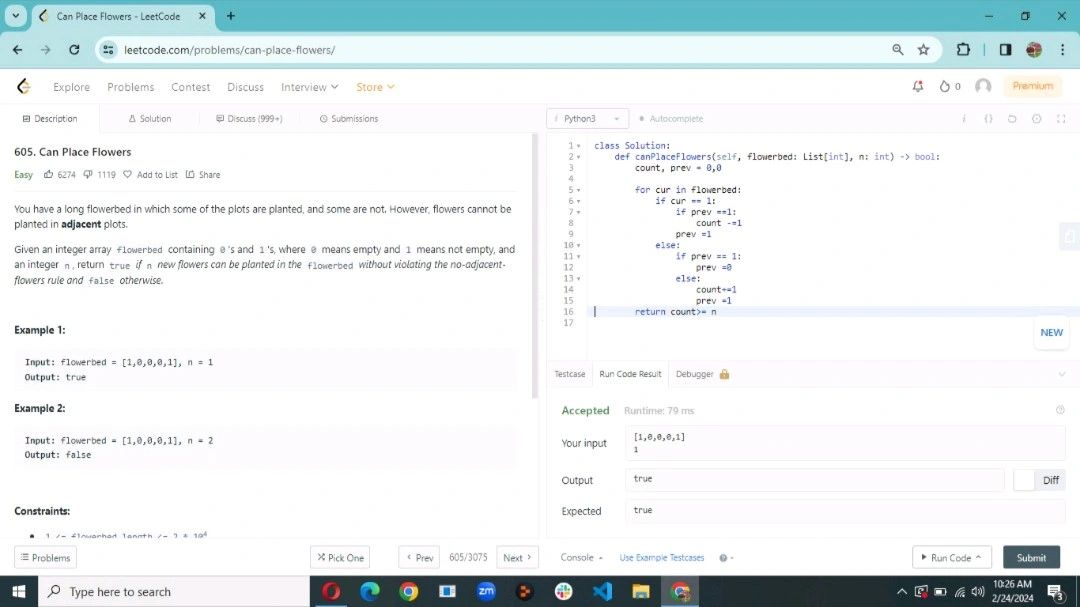 Leetcode day 13: How to calculate a flowerbed array | Ayesha Mehmood ... Leetcode day 13: How to calculate a flowerbed array | Ayesha Mehmood ...