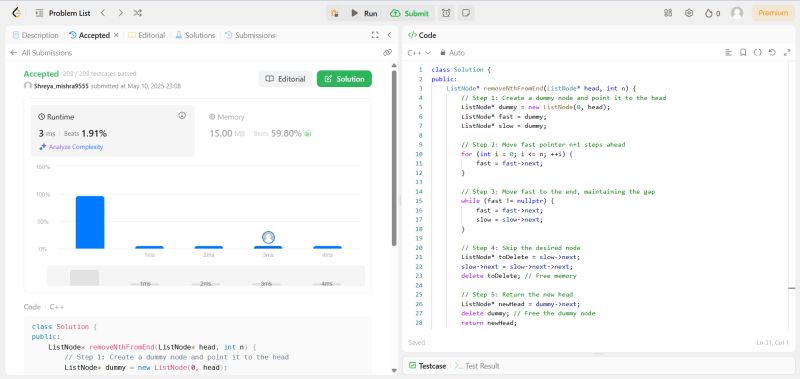 #leetcode #100daysofcode #linkedlist #cplusplus #problemsolving ... #leetcode #100daysofcode #linkedlist #cplusplus #problemsolving ...