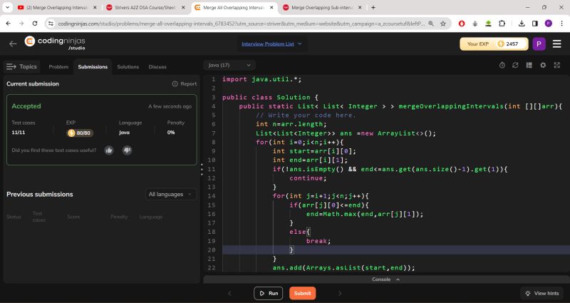 Prerna More on LinkedIn: #day31 #100daysofcode #dsa #java #arrays # ... Prerna More on LinkedIn: #day31 #100daysofcode #dsa #java #arrays # ...