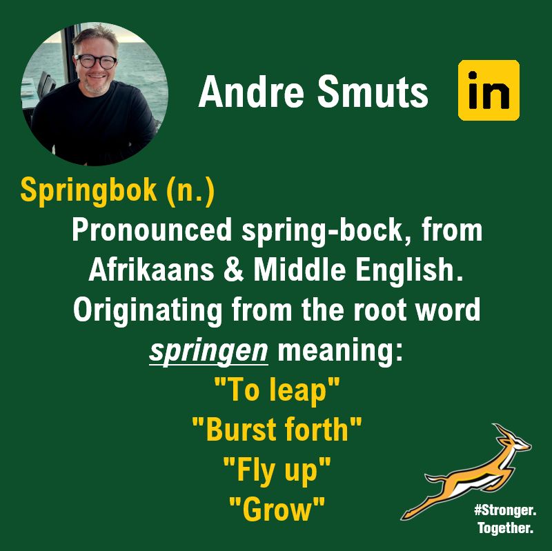 Thrifa Solutions on LinkedIn: #rwc2023 #bringithome #springboks Thrifa Solutions on LinkedIn: #rwc2023 #bringithome #springboks
