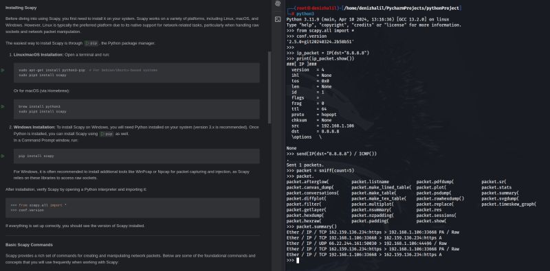 Halil Ibrahim Deniz on LinkedIn: #python #scapy #pythonprogramming # ... Halil Ibrahim Deniz on LinkedIn: #python #scapy #pythonprogramming # ...