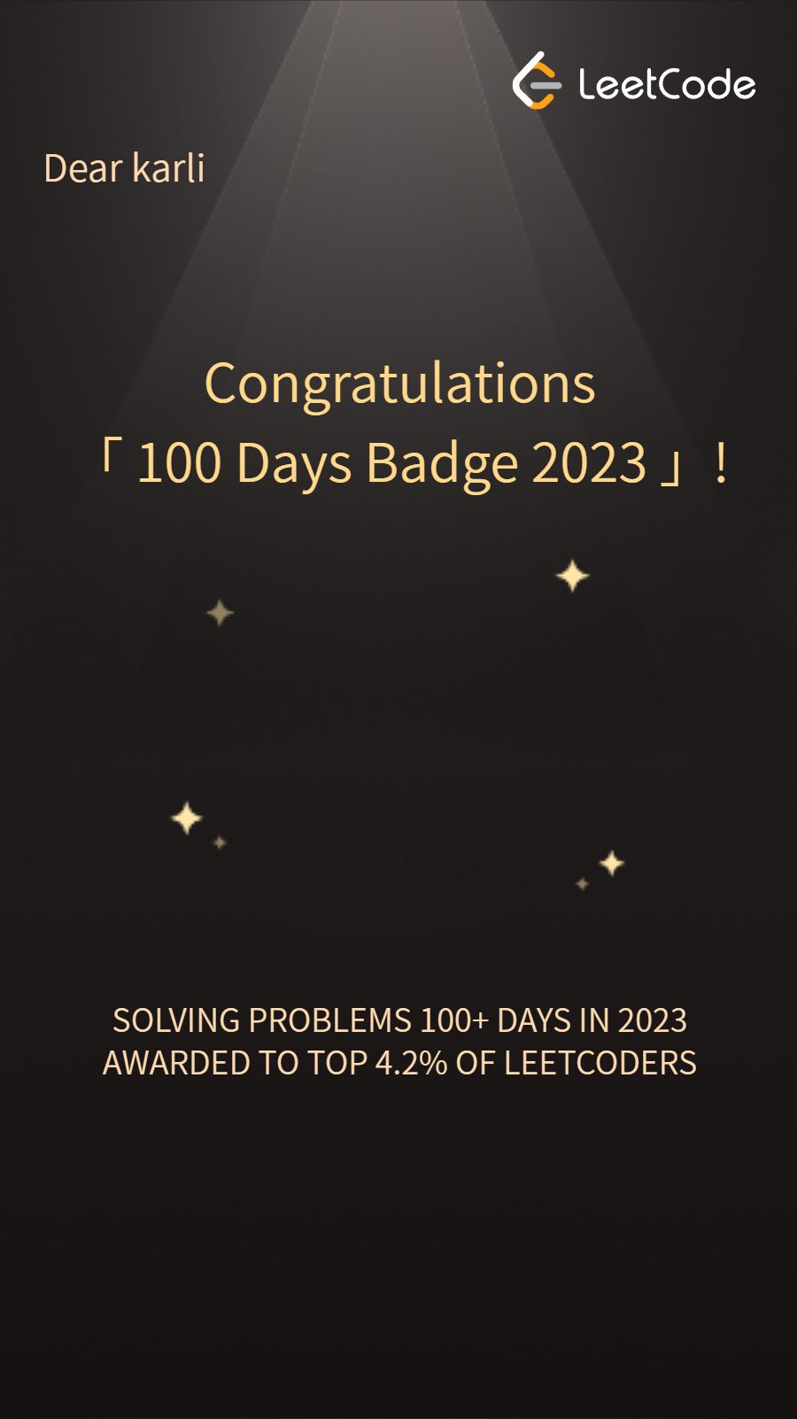 Jayesh Karli on LinkedIn: Thank you LeetCode. Definitely aiming to do ... Jayesh Karli on LinkedIn: Thank you LeetCode. Definitely aiming to do ...