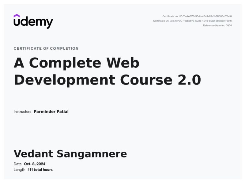 Vedant Sangamnere on LinkedIn: #fullstackdeveloper #webdevelopment # ... Vedant Sangamnere on LinkedIn: #fullstackdeveloper #webdevelopment # ...