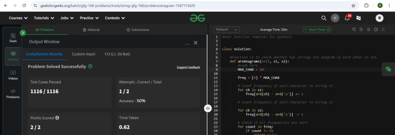 Rahul Bharuka on LinkedIn: #gfg160 #geekstreak2024 #python #dsa #gfg160 ... Rahul Bharuka on LinkedIn: #gfg160 #geekstreak2024 #python #dsa #gfg160 ...