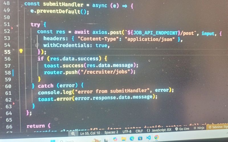 Abdul Ali Soomro on LinkedIn: #javascript #coding #async #errorhandling ... Abdul Ali Soomro on LinkedIn: #javascript #coding #async #errorhandling ...