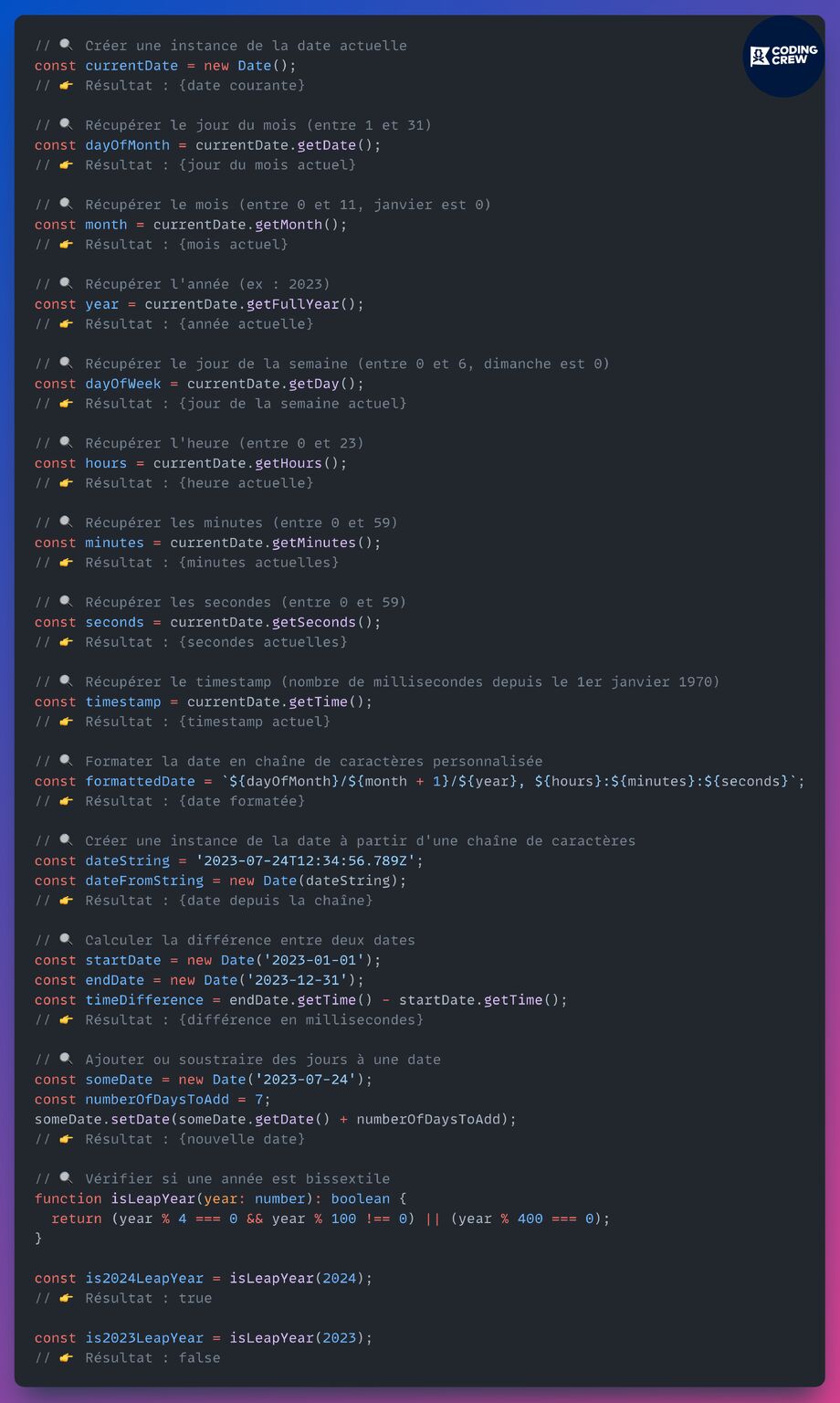 François Duval on LinkedIn: #typescript #dev #date François Duval on LinkedIn: #typescript #dev #date