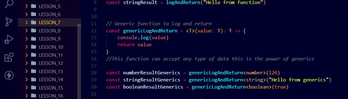 LESSON_18 learned about generics in typescript | Prachanda rana posted ... LESSON_18 learned about generics in typescript | Prachanda rana posted ...