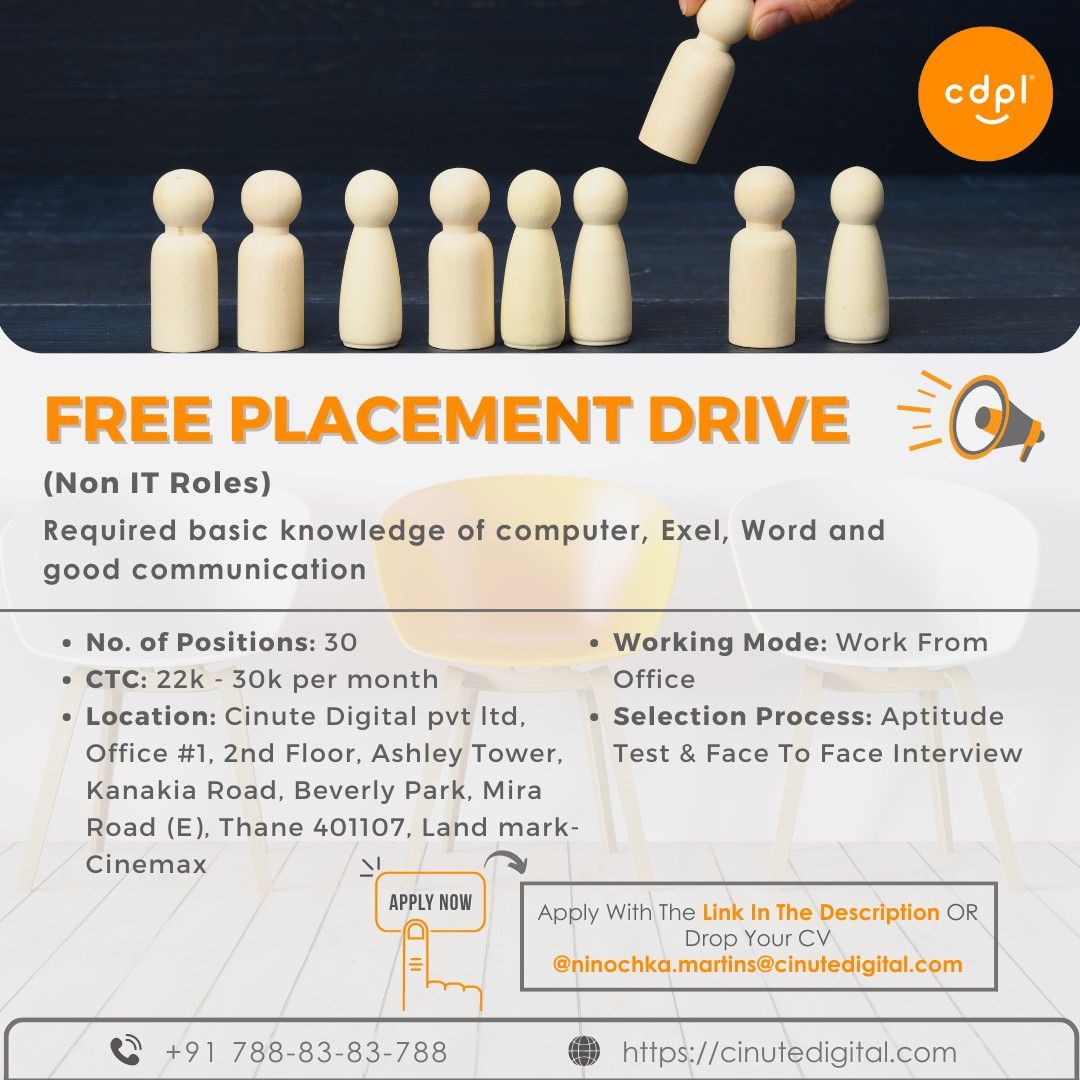 Cinute Digital Pvt. Ltd. on LinkedIn: #cdpl #idfy #placement # ... Cinute Digital Pvt. Ltd. on LinkedIn: #cdpl #idfy #placement # ...