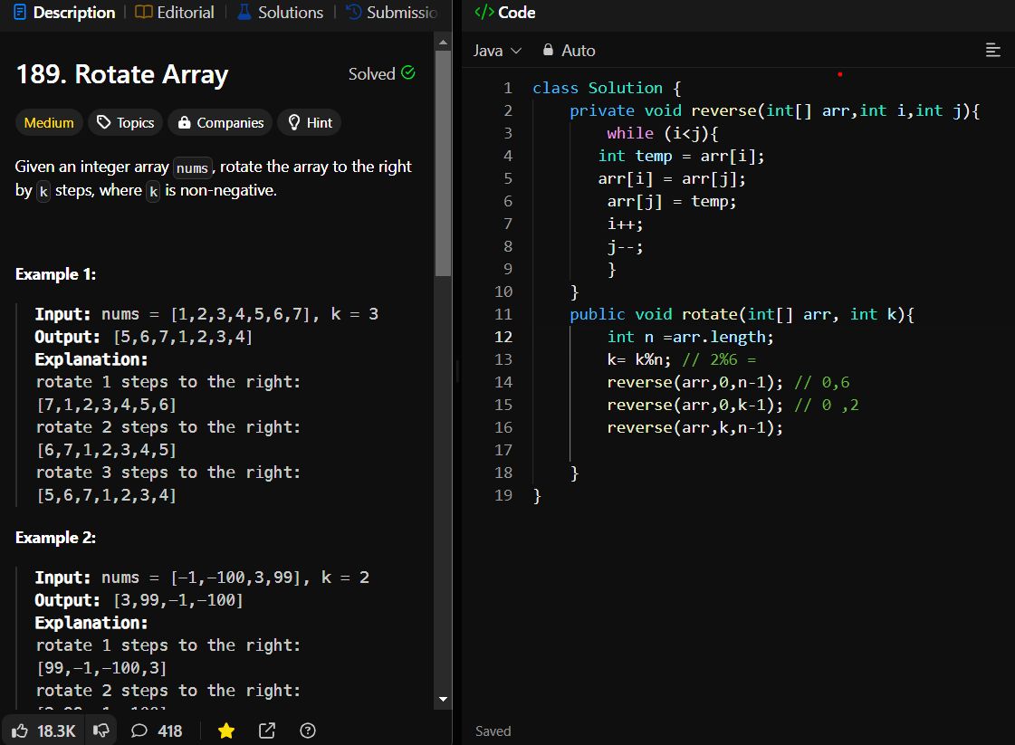Deepak Kushwah on LinkedIn: #java #leetcode #problem #solved #interview Deepak Kushwah on LinkedIn: #java #leetcode #problem #solved #interview