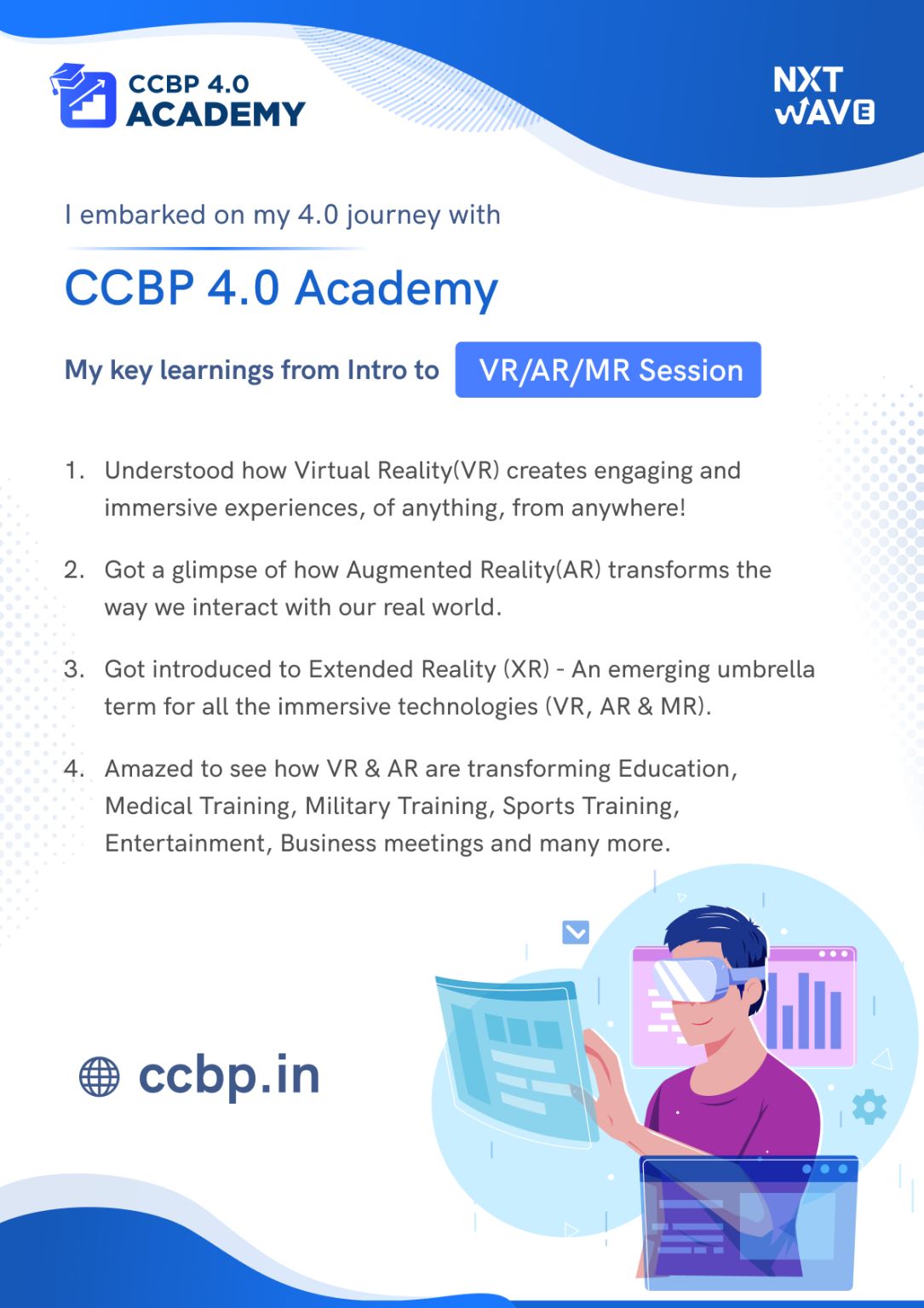 Vaishnavi Saudagar on LinkedIn: #nxtwave #ccbp #ccbpian Vaishnavi Saudagar on LinkedIn: #nxtwave #ccbp #ccbpian