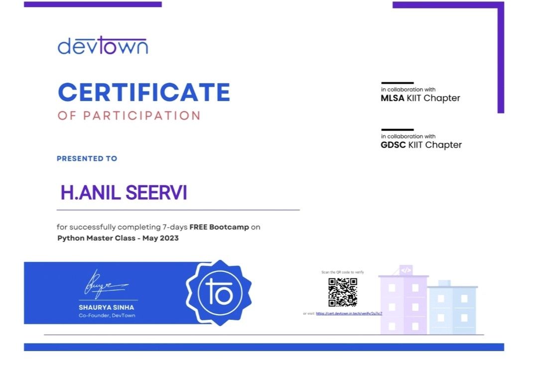 Anil Seervi on LinkedIn: #python #learning #programming #pythoncoding Anil Seervi on LinkedIn: #python #learning #programming #pythoncoding
