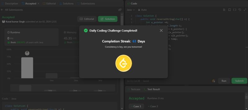 #dsa #leetcode #dailychallenge #dedication | Kunal Kumar Singh #dsa #leetcode #dailychallenge #dedication | Kunal Kumar Singh