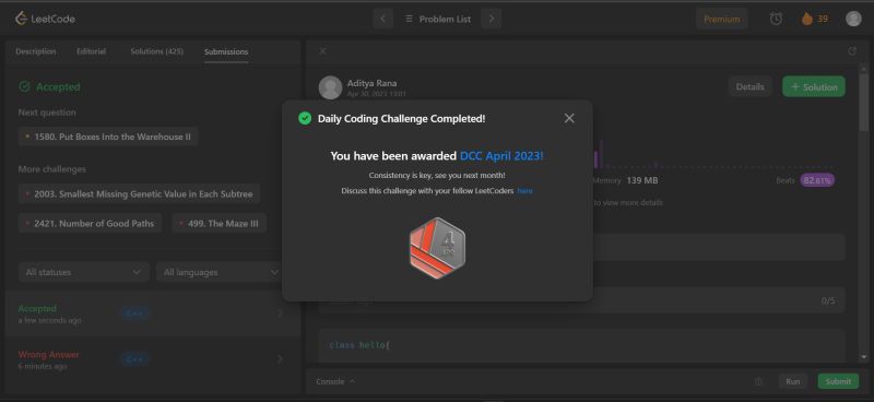 #datastructures #algorithms #leetcode | Aditya Rana #datastructures #algorithms #leetcode | Aditya Rana