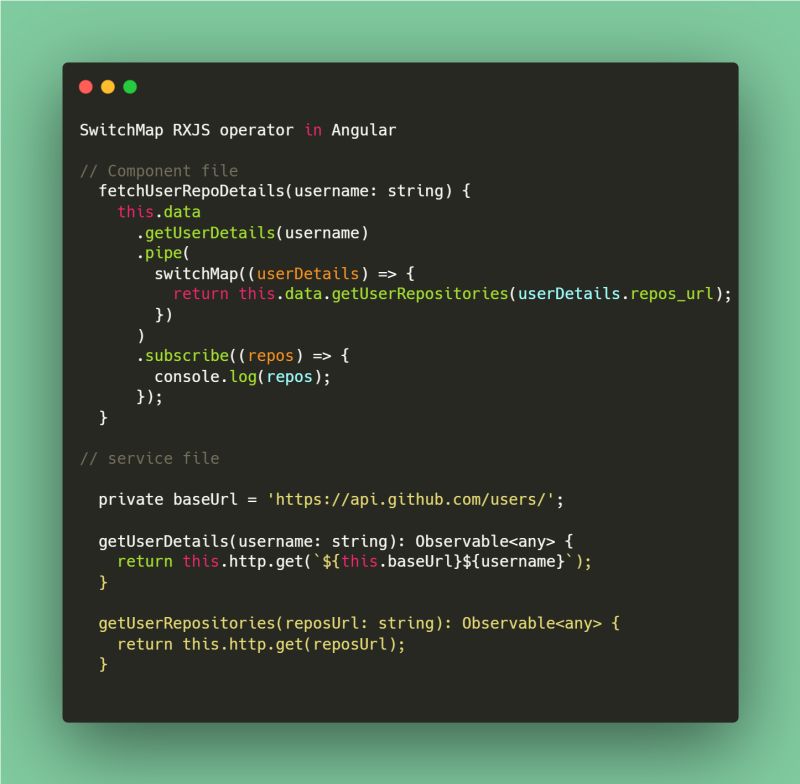 How switchMap functions in angular | Bittu Kumar posted on the topic ... How switchMap functions in angular | Bittu Kumar posted on the topic ...