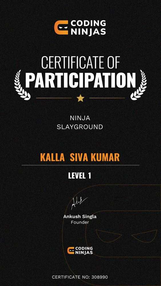 Jugul Siva kumar on LinkedIn: #codekaze #codekaze2023 #codingninjas Jugul Siva kumar on LinkedIn: #codekaze #codekaze2023 #codingninjas