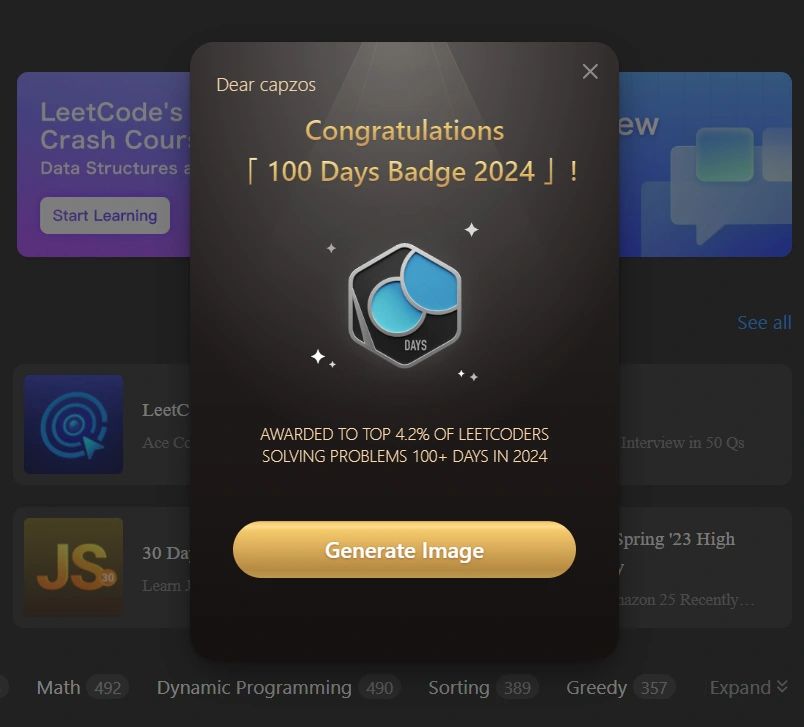 Raj Patil on LinkedIn: Thrilled to achieve the LeetCode 100 Days Coding ... Raj Patil on LinkedIn: Thrilled to achieve the LeetCode 100 Days Coding ...