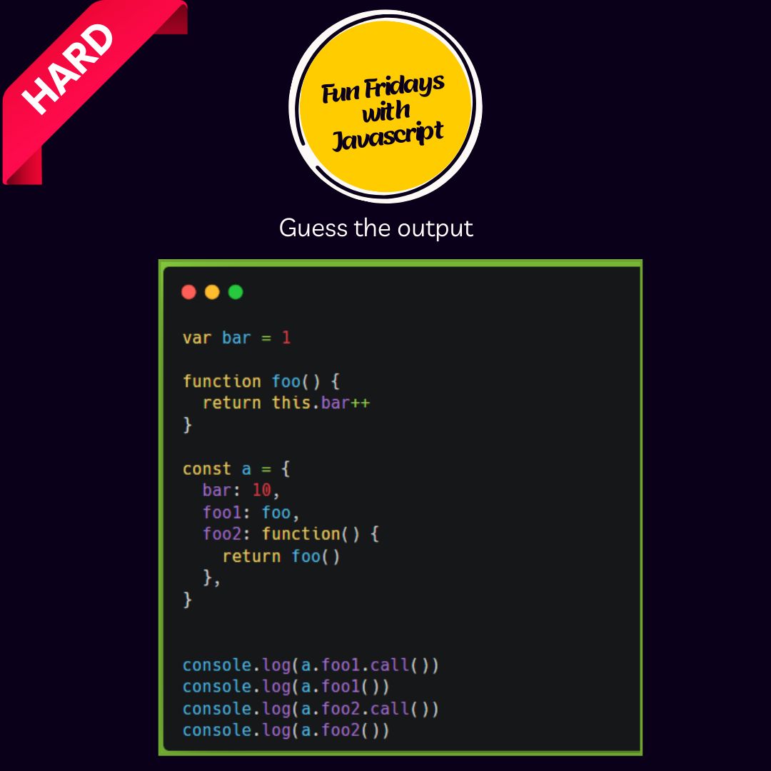 Fun Friday with JavaScript, Episode 23 | Tarun Singh posted on the ... Fun Friday with JavaScript, Episode 23 | Tarun Singh posted on the ...