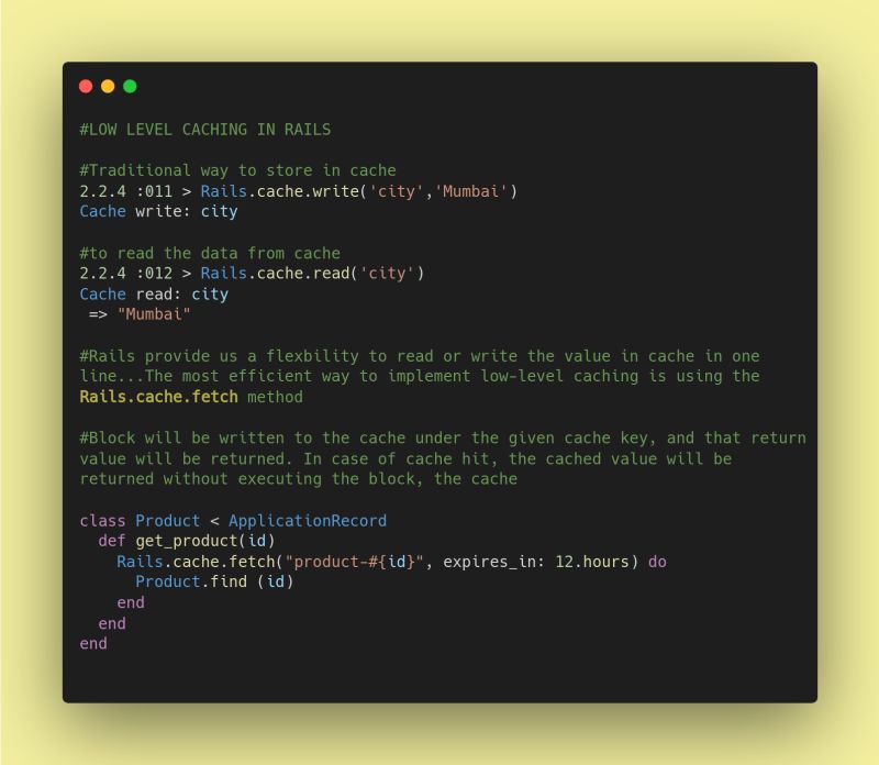 Rails.cache.fetch: Page caching and low-level caching | Shaikh Shoaib ... Rails.cache.fetch: Page caching and low-level caching | Shaikh Shoaib ...