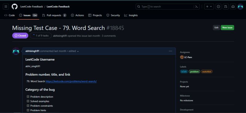 LeetCode feedback for Word Search problem | Abhishek Singh posted on ... LeetCode feedback for Word Search problem | Abhishek Singh posted on ...