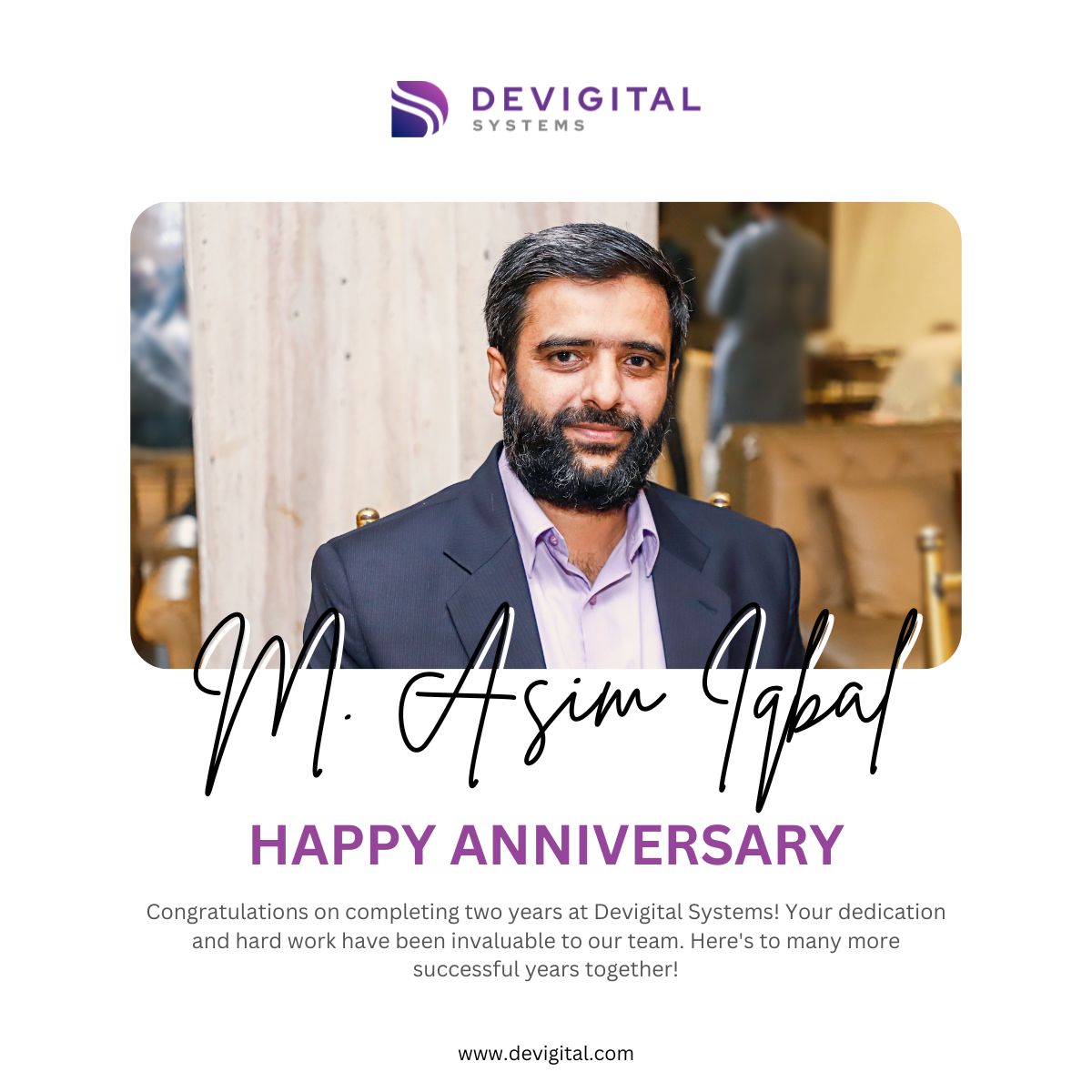 Devigital Systems Insider on LinkedIn: Congratulations to Muhammad Asim ... Devigital Systems Insider on LinkedIn: Congratulations to Muhammad Asim ...