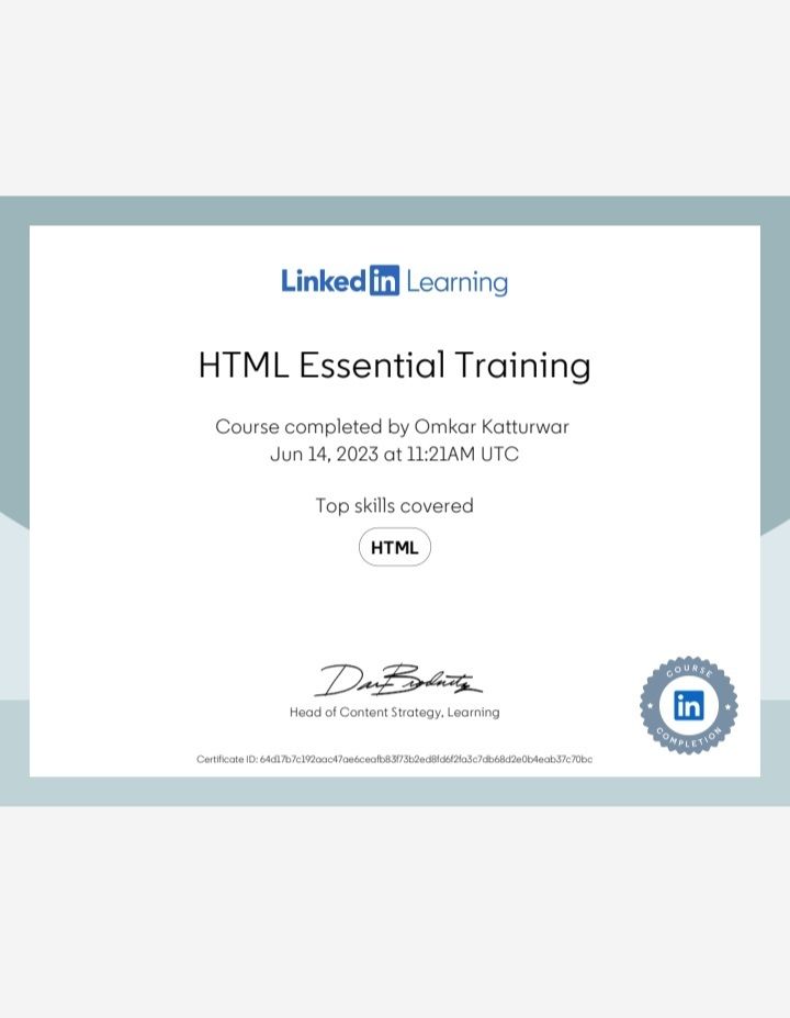 Omkar Katturwar on LinkedIn: #html #css #javascript Omkar Katturwar on LinkedIn: #html #css #javascript