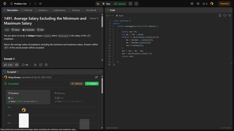 Vinay Kumar on LinkedIn: #edslash #dsawithedslash #leetcode #100daysofcode Vinay Kumar on LinkedIn: #edslash #dsawithedslash #leetcode #100daysofcode