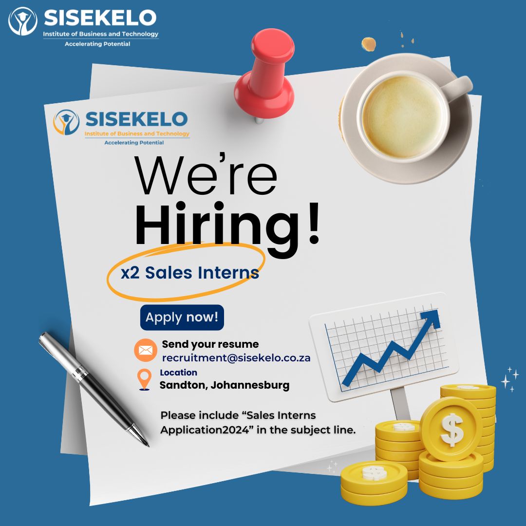 Sisekelo Institute of Business & Technology on LinkedIn: Learn, Grow ... Sisekelo Institute of Business & Technology on LinkedIn: Learn, Grow ...