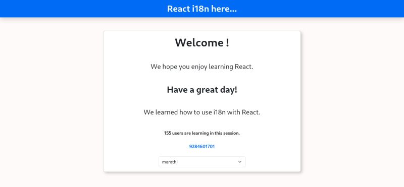 Saurabh Jaykar on LinkedIn: #react #i18n #multilingual Saurabh Jaykar on LinkedIn: #react #i18n #multilingual
