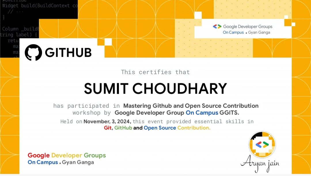 Sumit Choudhary on LinkedIn: #googledevelopergroup #git #github # ... Sumit Choudhary on LinkedIn: #googledevelopergroup #git #github # ...