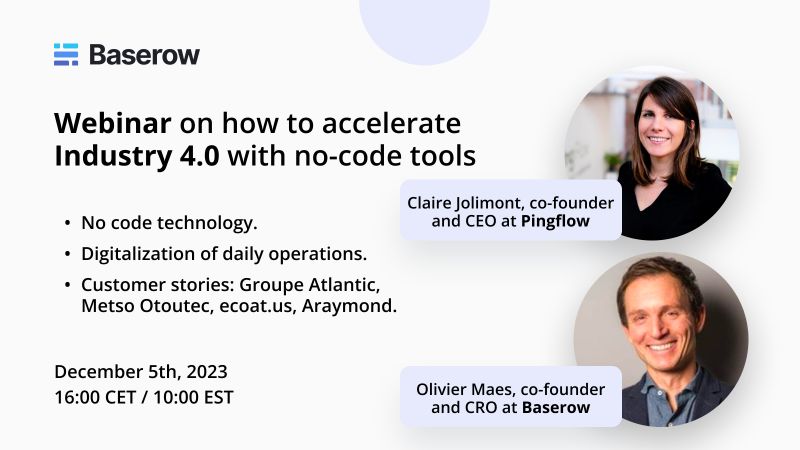 #nocode #lowcode | Baserow #nocode #lowcode | Baserow