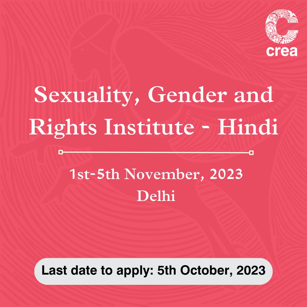 CREA on LinkedIn: Applications are open for CREA's 18th Sexuality ... CREA on LinkedIn: Applications are open for CREA's 18th Sexuality ...
