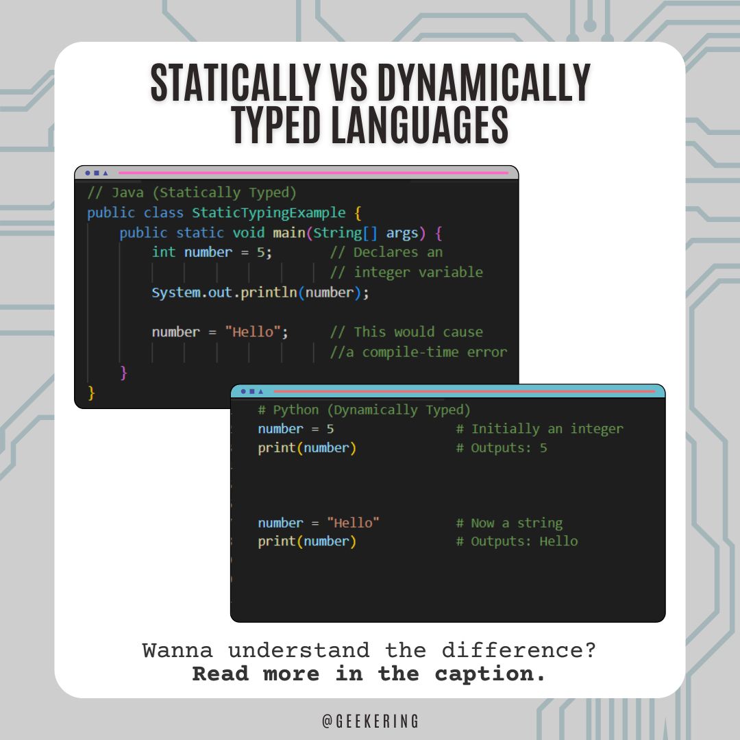 Geekering on LinkedIn: #programming #programmingtips #code #typed # ... Geekering on LinkedIn: #programming #programmingtips #code #typed # ...