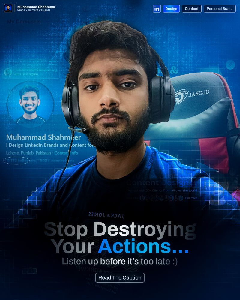 Muhammad Shahmeer on LinkedIn: Stop doing wrong to yourself ... Muhammad Shahmeer on LinkedIn: Stop doing wrong to yourself ...