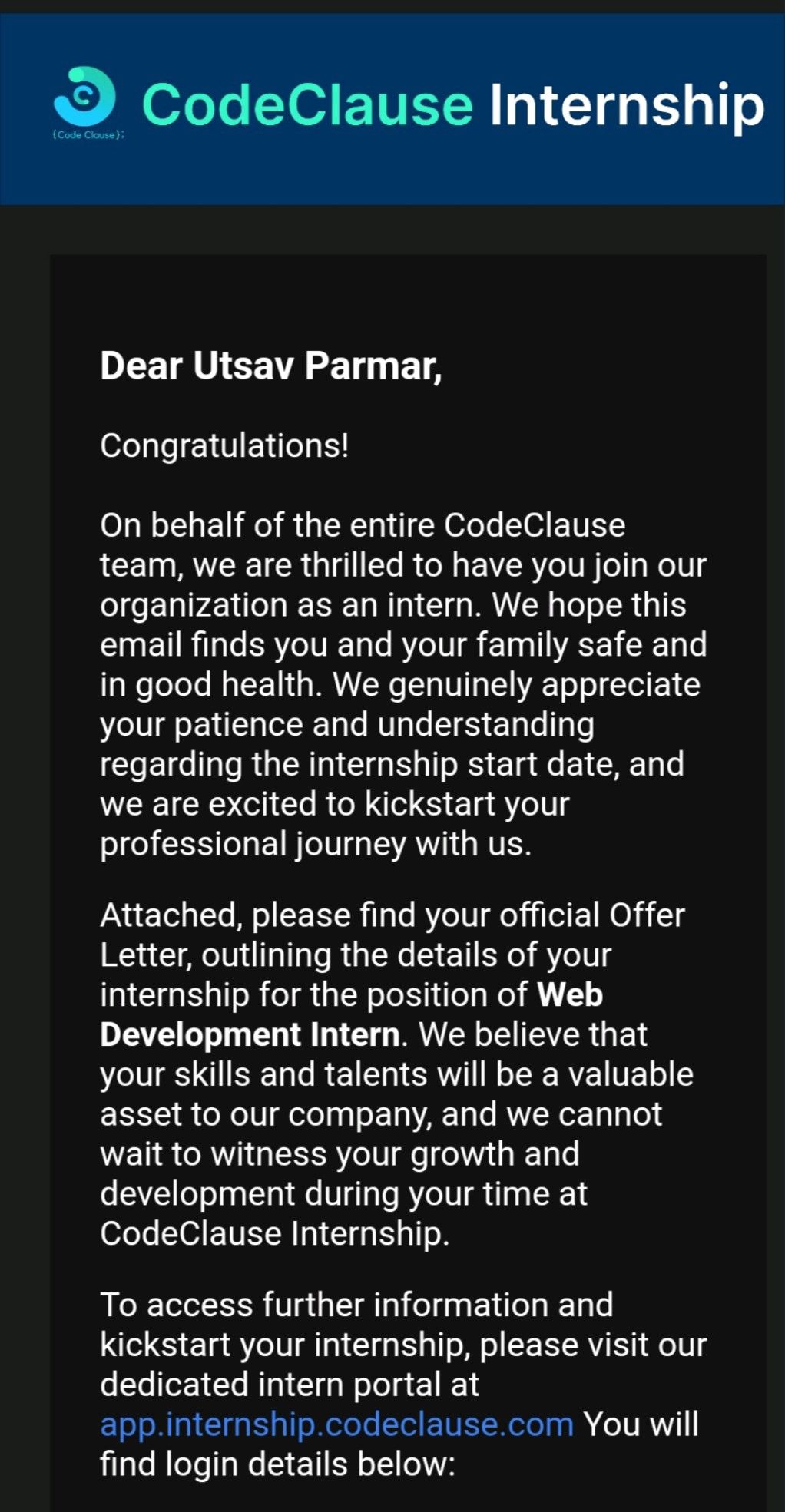 Utsav Parmar on LinkedIn: #codeclause #reactjs #webdevelopment Utsav Parmar on LinkedIn: #codeclause #reactjs #webdevelopment