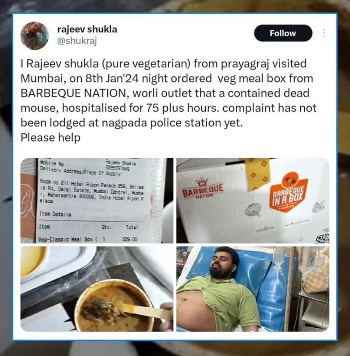 Ghanshyam Prajapati on LinkedIn: Rajeev Shukla ordered a veg meal box ... Ghanshyam Prajapati on LinkedIn: Rajeev Shukla ordered a veg meal box ...