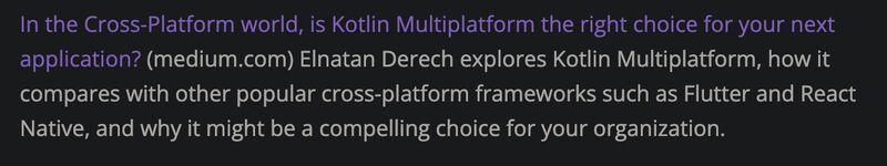 Tikal on LinkedIn: #kotlin #crossplatform #appdevelopment # ... Tikal on LinkedIn: #kotlin #crossplatform #appdevelopment # ...