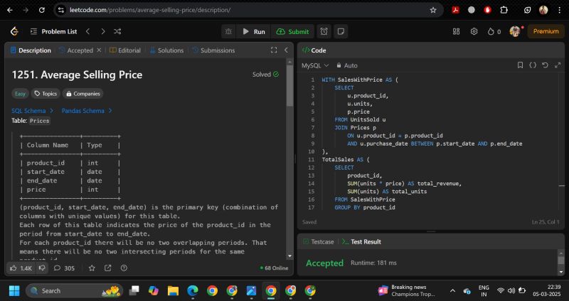 Day 26 of solving all SQL problems on Leetcode! | Utkarsh Sharma Day 26 of solving all SQL problems on Leetcode! | Utkarsh Sharma