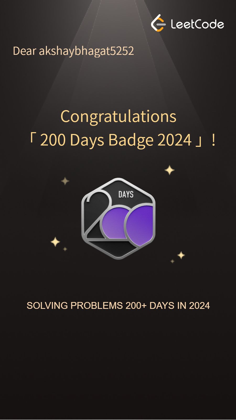 Akshay Bhagat on LinkedIn: #leetcode #codingjourney #100daysofcode ... Akshay Bhagat on LinkedIn: #leetcode #codingjourney #100daysofcode ...