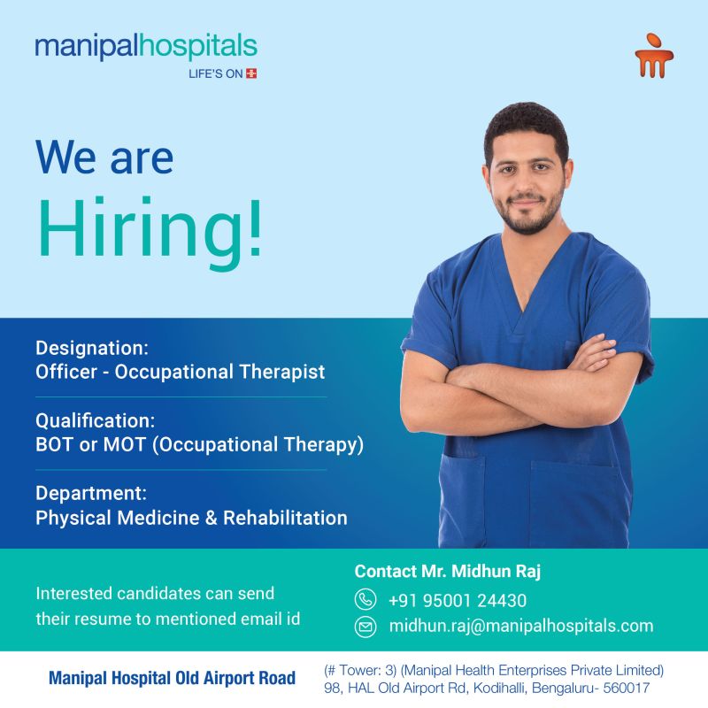 K Midhun Raj on LinkedIn: Vacancy : Occupational Therapist K Midhun Raj on LinkedIn: Vacancy : Occupational Therapist
