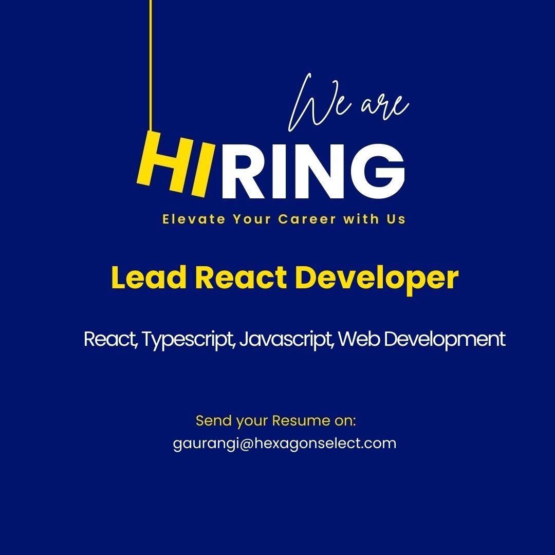 Gaurangi Bhavsar on LinkedIn: #reactdeveloper #typescript #javascript # ... Gaurangi Bhavsar on LinkedIn: #reactdeveloper #typescript #javascript # ...