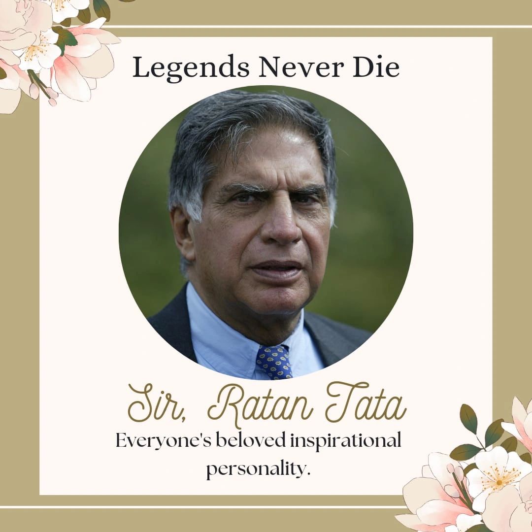 Vinay Kamal Sharma on LinkedIn: #ratantata #rip Vinay Kamal Sharma on LinkedIn: #ratantata #rip